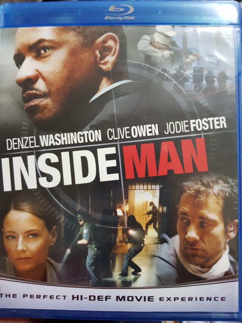 Inside man blu ray, Hobbies & Toys, Music & Media, CDs & DVDs on Carousell