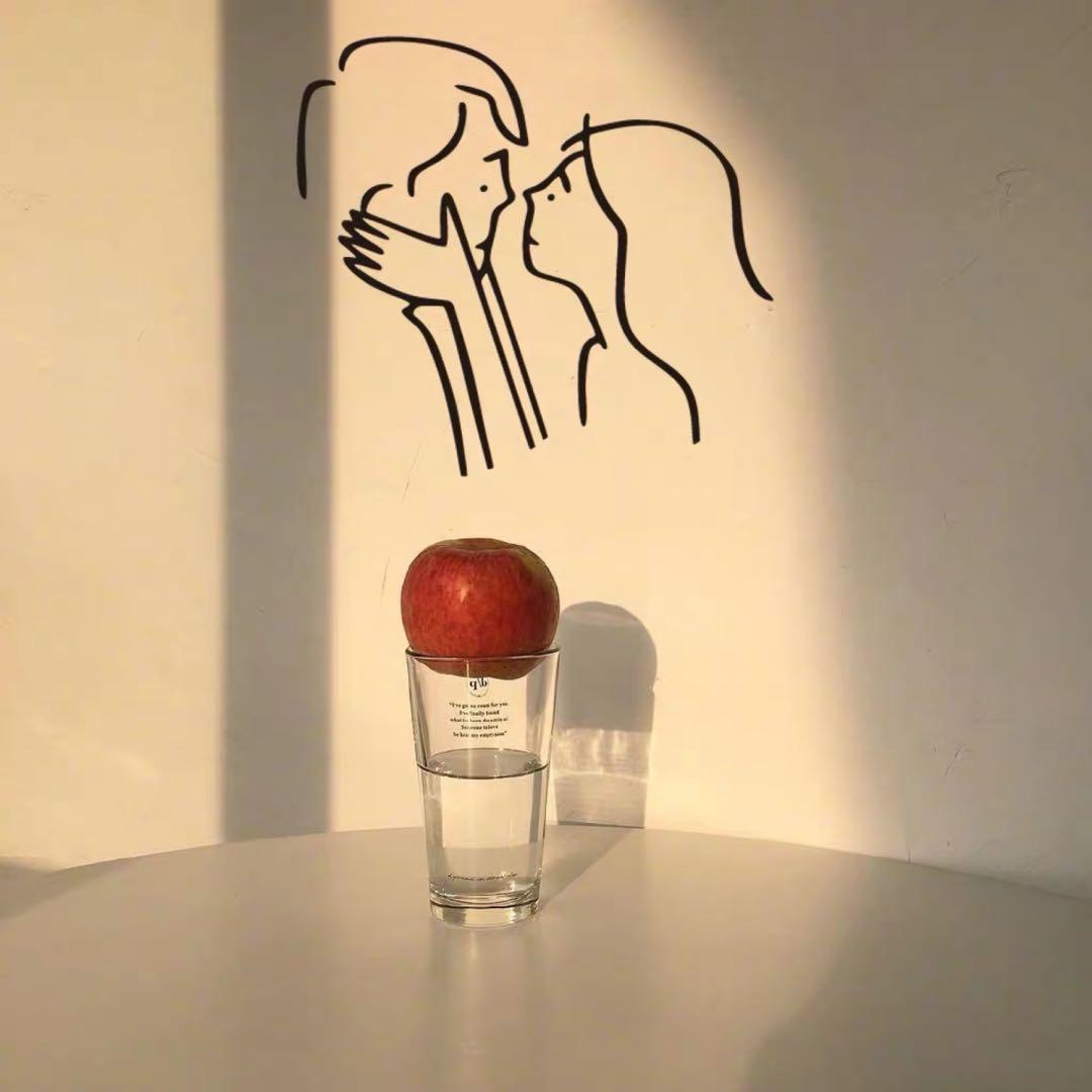 Instagram Couple Wallpaper Sticker Lovely, Furniture & Home Living ...