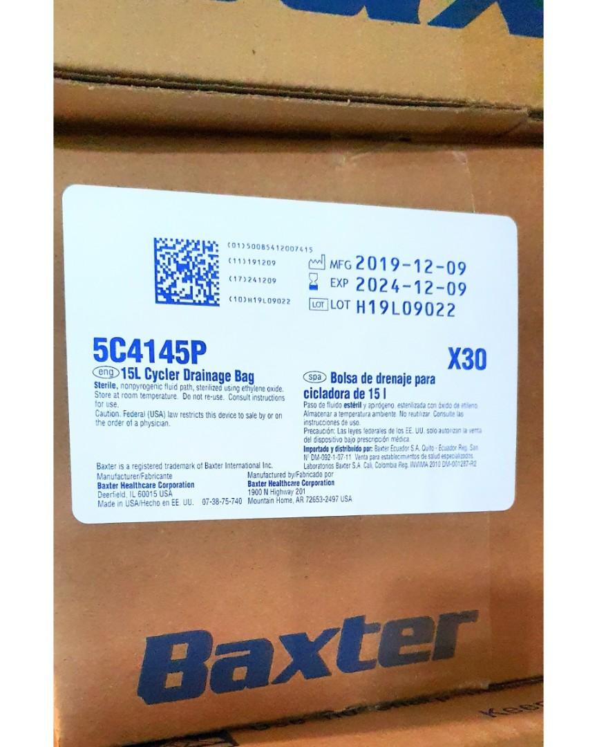 Kidney Dialysis Baxter Peritoneal Dialysis PD Solutions, Everything ...