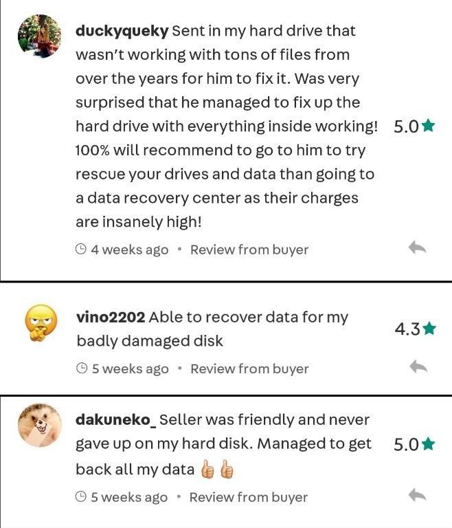 Laptop Crash Portable Hard Disk Solid State Data Recovery Stop Working ...