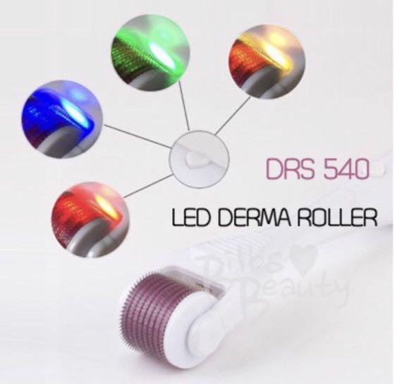LED DRS 540 titanium derma roller dermaroller micro needling, Beauty ...