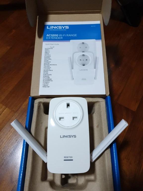 Linksys RE6700 AC1200 AMPLIFY Dual-Band WiFi Extender, Computers & Tech ...