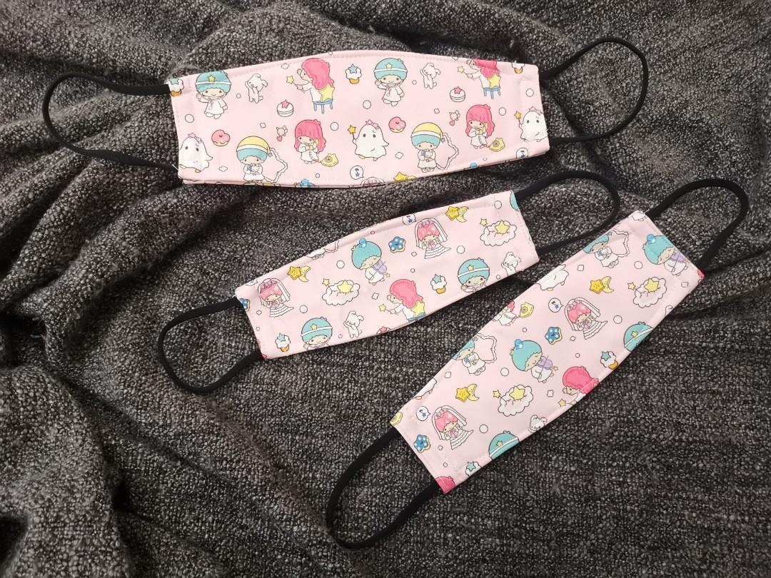 Little twin star reusable KF94 Mask, Health & Nutrition, Face Masks ...