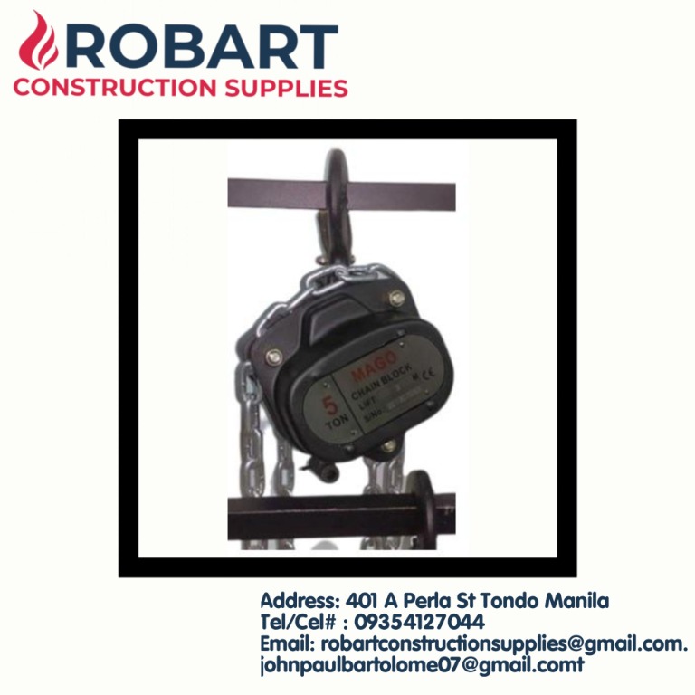 Mago Chain block, Commercial & Industrial, Construction Tools ...