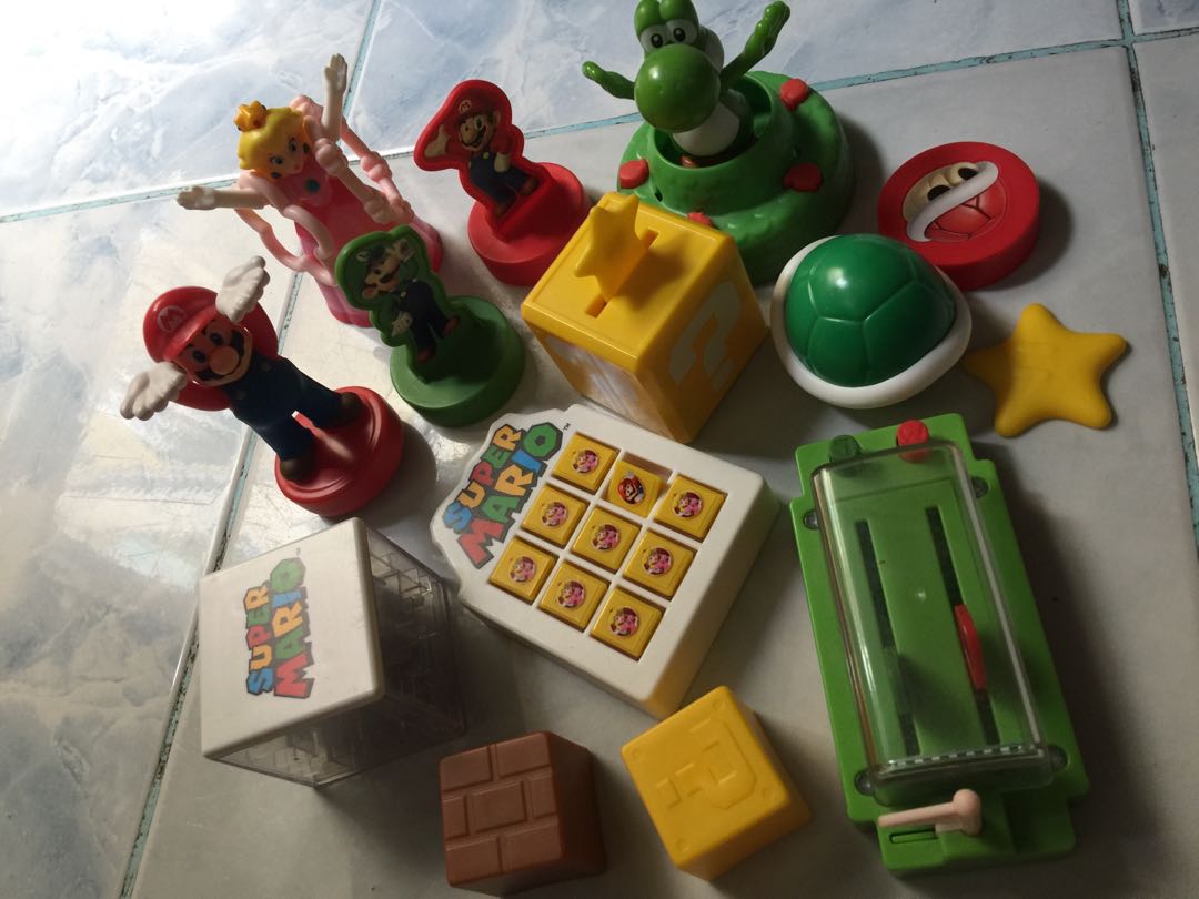 Mcdo toys with complete set of Super Mario, little pony, hello kitty ...