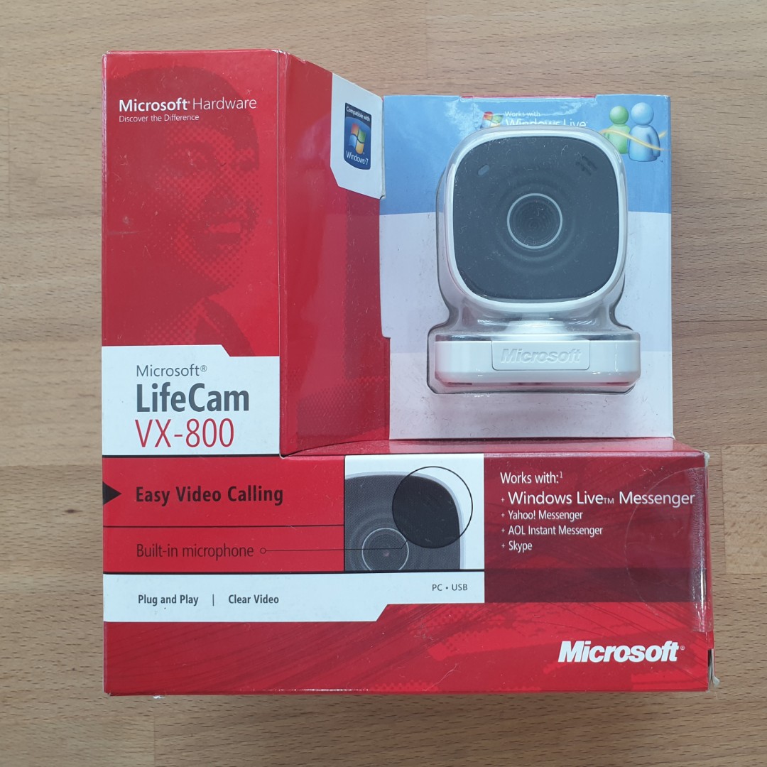 Microsoft LifeCam VX-800 VGA webcam, Computers & Tech, Parts ...