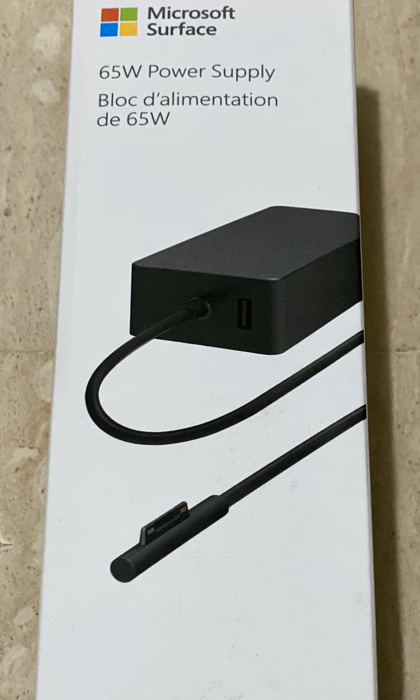 Microsoft Surface 65W Power Supply, Computers & Tech, Parts ...