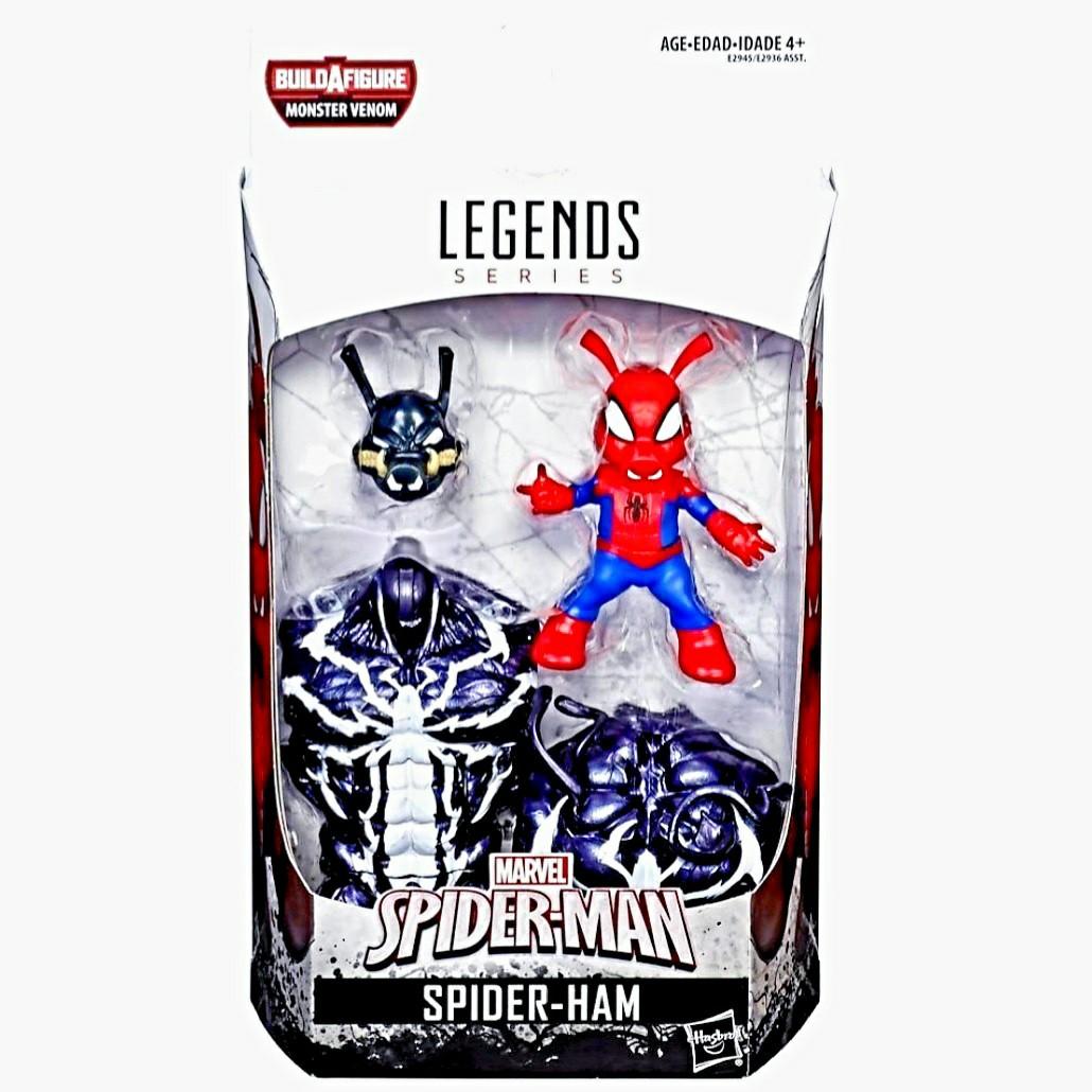 MISB Marvel Legends Spider-Man Spider-Ham With Monster Venom Baf ...