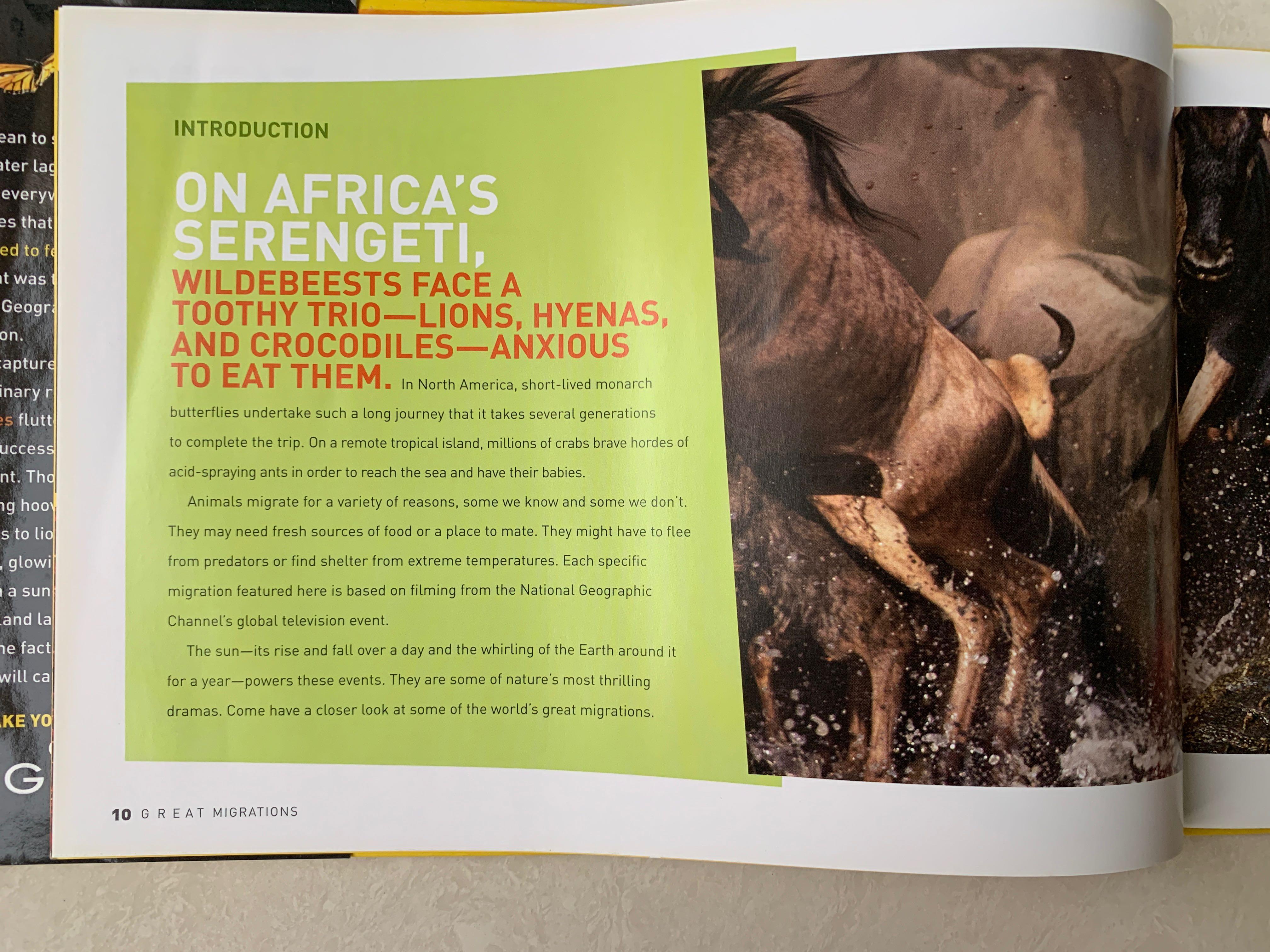 National Geographic - Great Migrations - Epic Animal Journeys, Hobbies ...