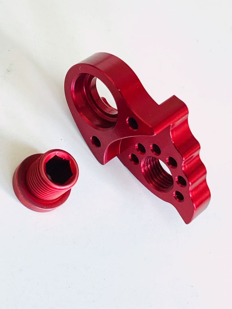 [NEW] Light Weight Anodized Rear Derailleur Extension | Extended Hanger ...