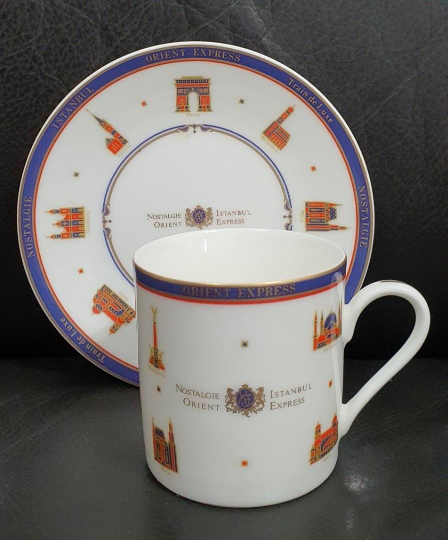 Nostalgie Istanbul Orient Express Cup & Saucer, Furniture & Home Living ...