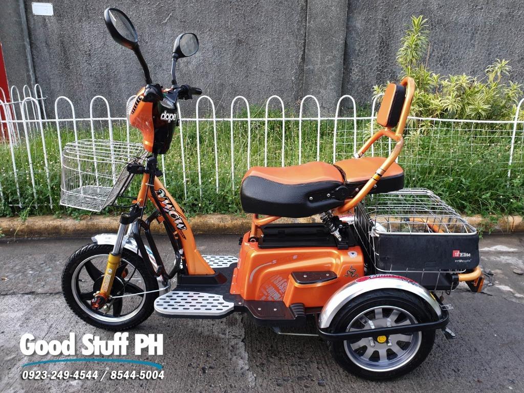 Nwow ERV 3 Wheels Ebike Orange Brand New Battery, Sports Equipment ...