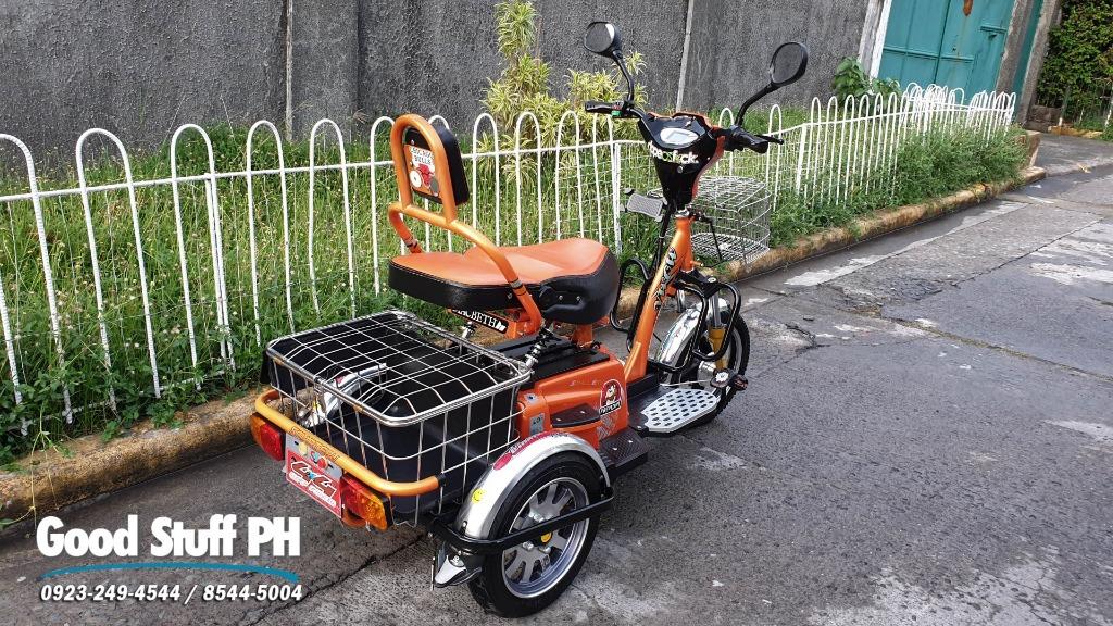 Nwow ERV 3 Wheels Ebike Orange Brand New Battery, Sports Equipment ...
