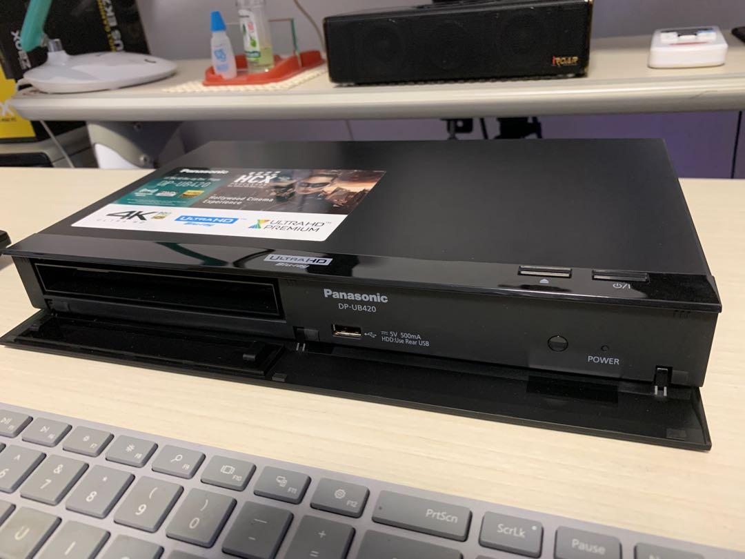 Panasonic UB420 UHD 4K Blu-ray Player (HCX Video Processing + HDR ...