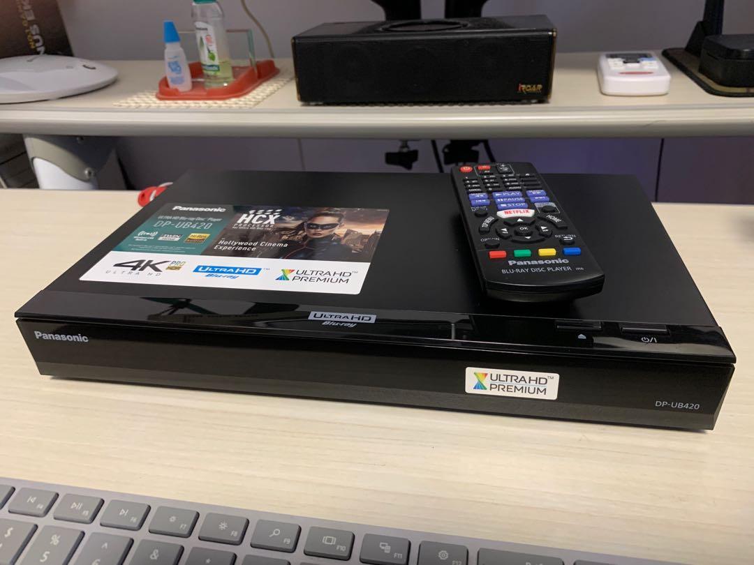 Panasonic UB420 UHD 4K Blu-ray Player (HCX Video Processing + HDR ...