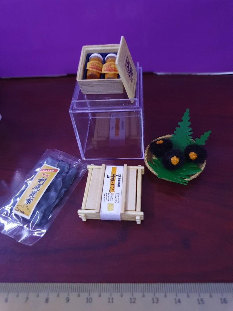 Re-ment fresh produce sea urchins and sea weeds miniature, rare finds ...