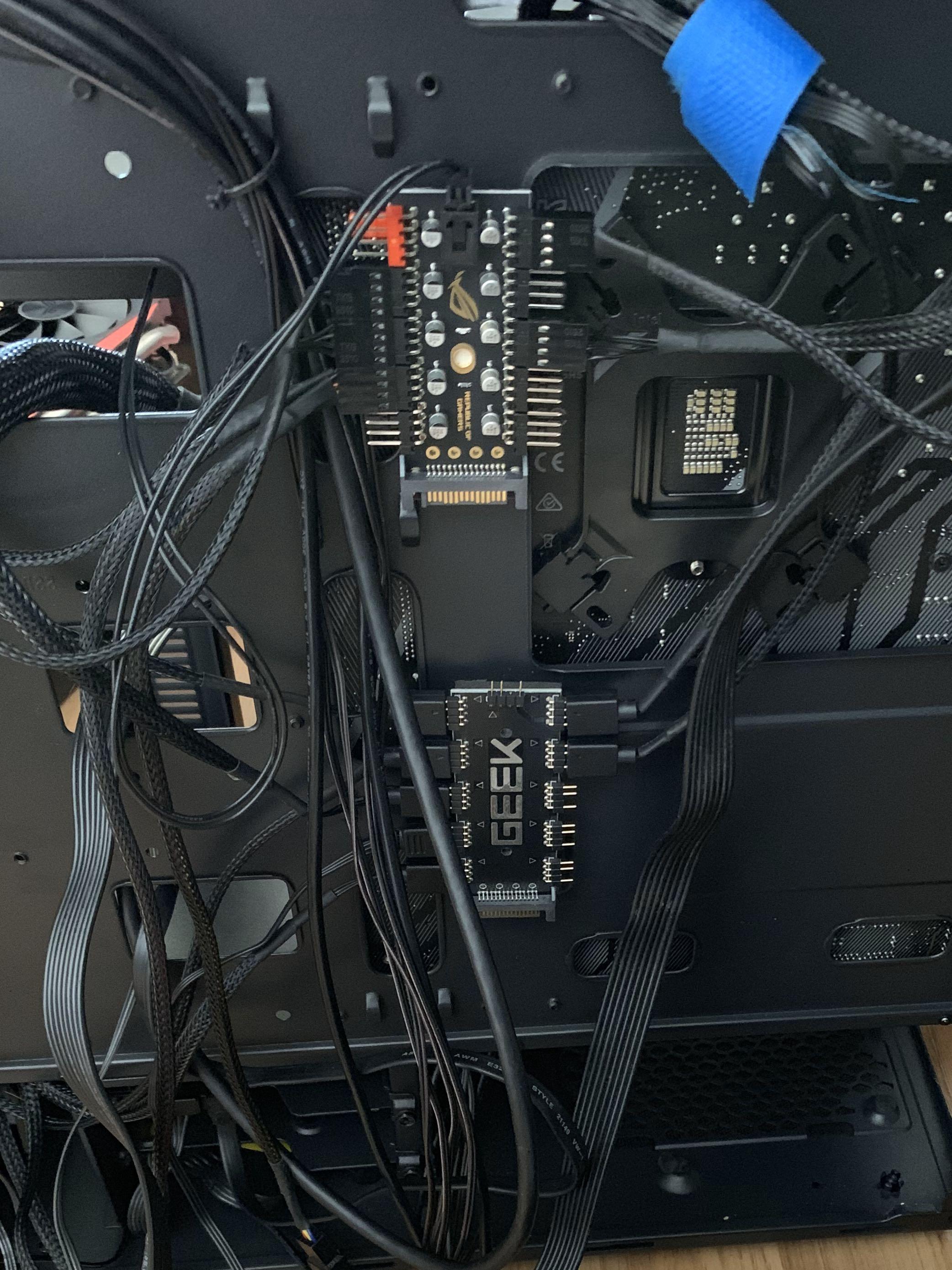 ROG fan hub., Computers & Tech, Parts & Accessories, Computer Parts on ...