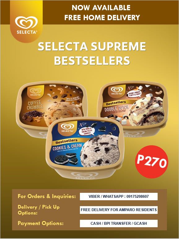 Selecta Best Sellers Half Gallon, Food & Drinks, Local Eats on Carousell