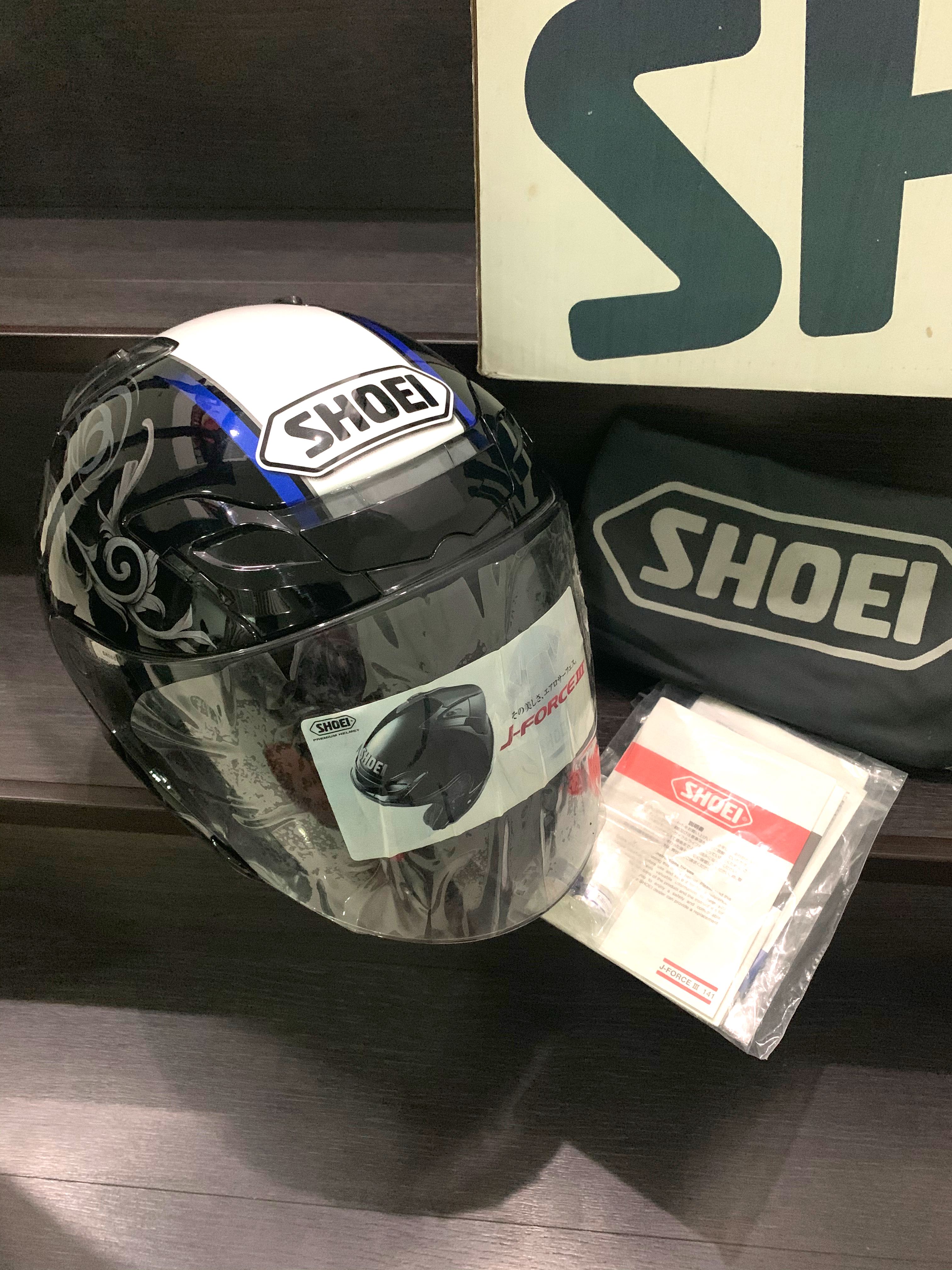 Shoei Jforce 3, Motorcycles, Motorcycle Apparel on Carousell