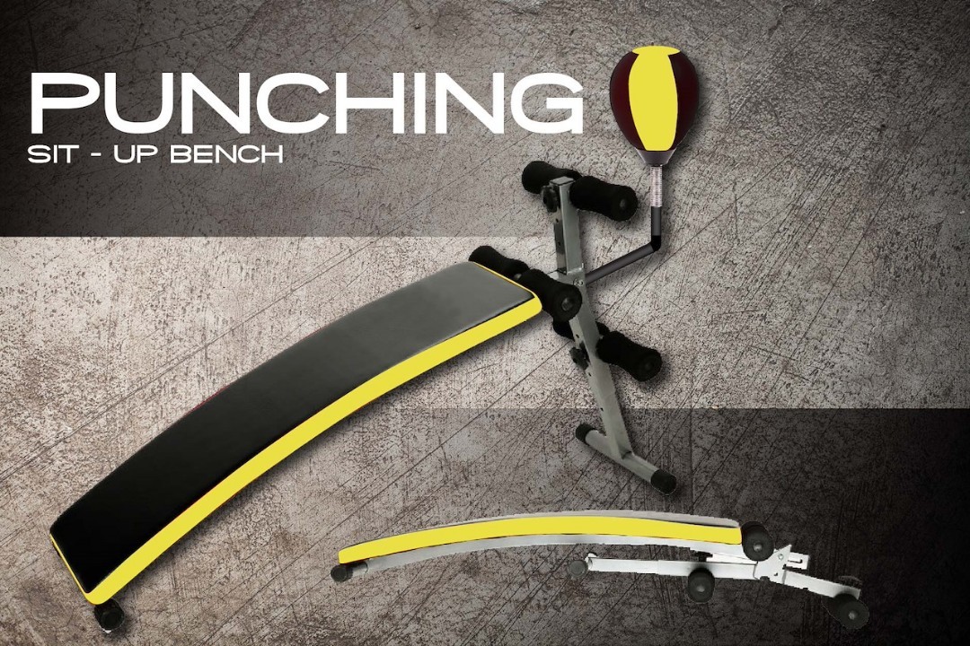 Sit up Bench with punching bag, Sports, Sports & Games Equipment on ...