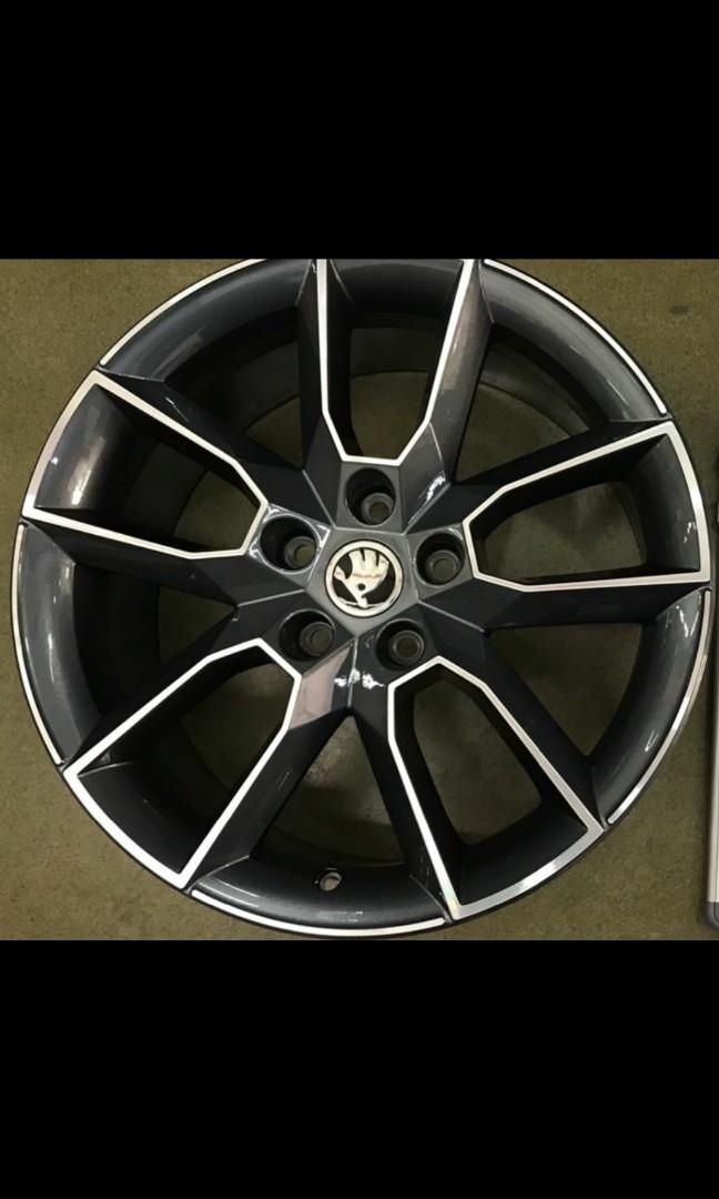 Skoda Octavia VRS Rims, Car Accessories, Tyres & Rims on Carousell