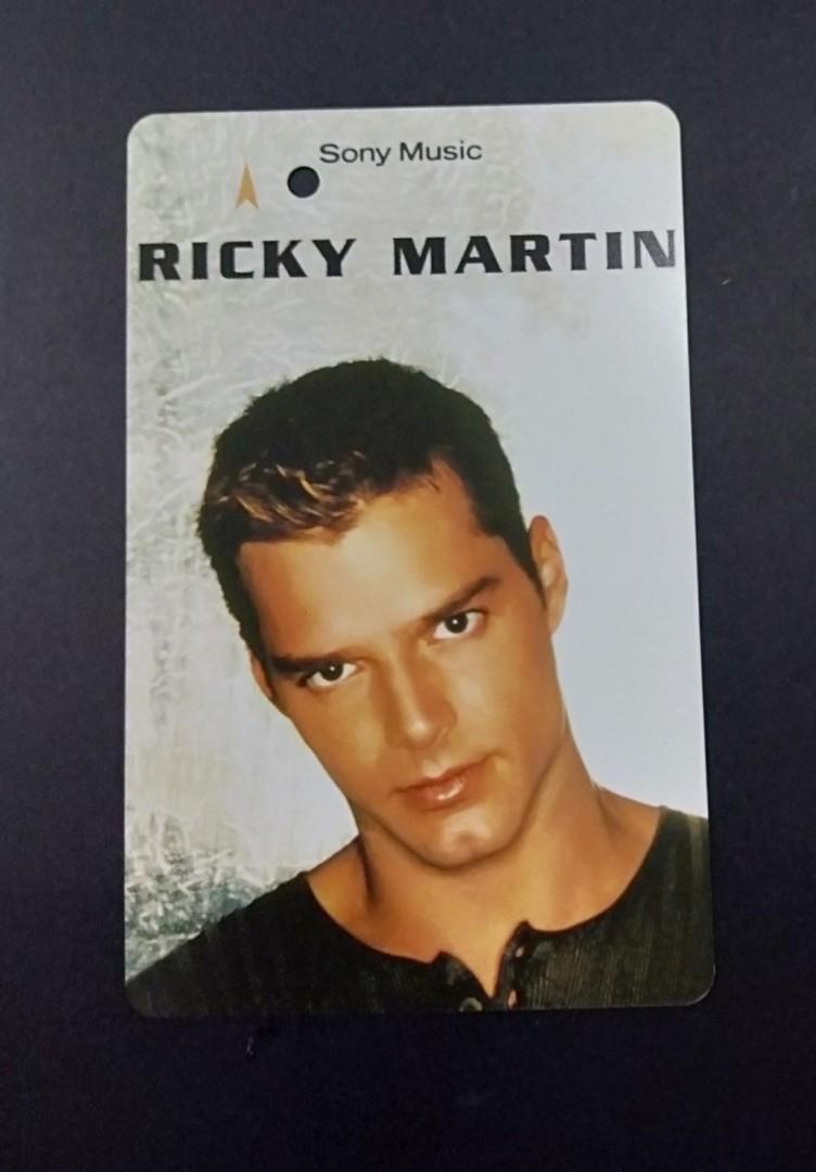 Sony Music Ricky Martin MRT card, Vintage & Collectibles, Vintage ...