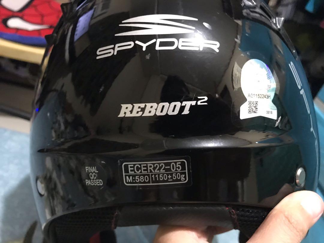 Spyder Reboot helmet medium, Motorbikes, Motorbike Parts & Accessories ...