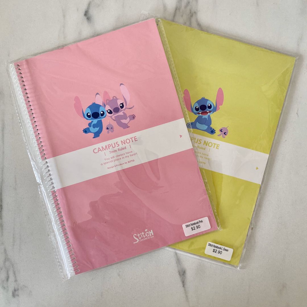 Stitch Campus Note Lined Paper (UP: $2.90), Hobbies & Toys, Stationery ...