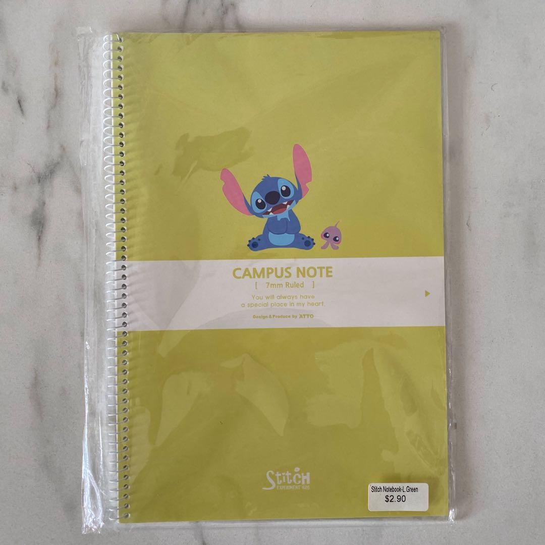 Stitch Campus Note Lined Paper (UP: $2.90), Hobbies & Toys, Stationery ...