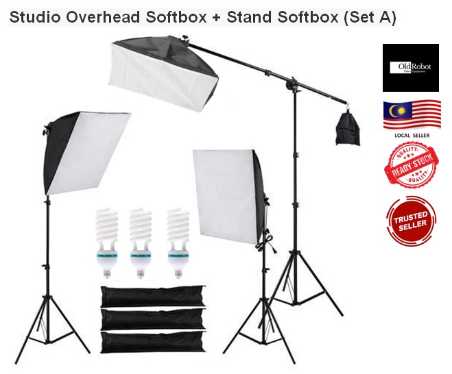 Studio Overhead Softbox + Stand Softbox (Set A), Photography ...