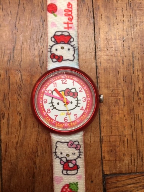 Swatch Flik Flak Hello Kitty Watch, Babies & Kids, Bathing & Changing ...