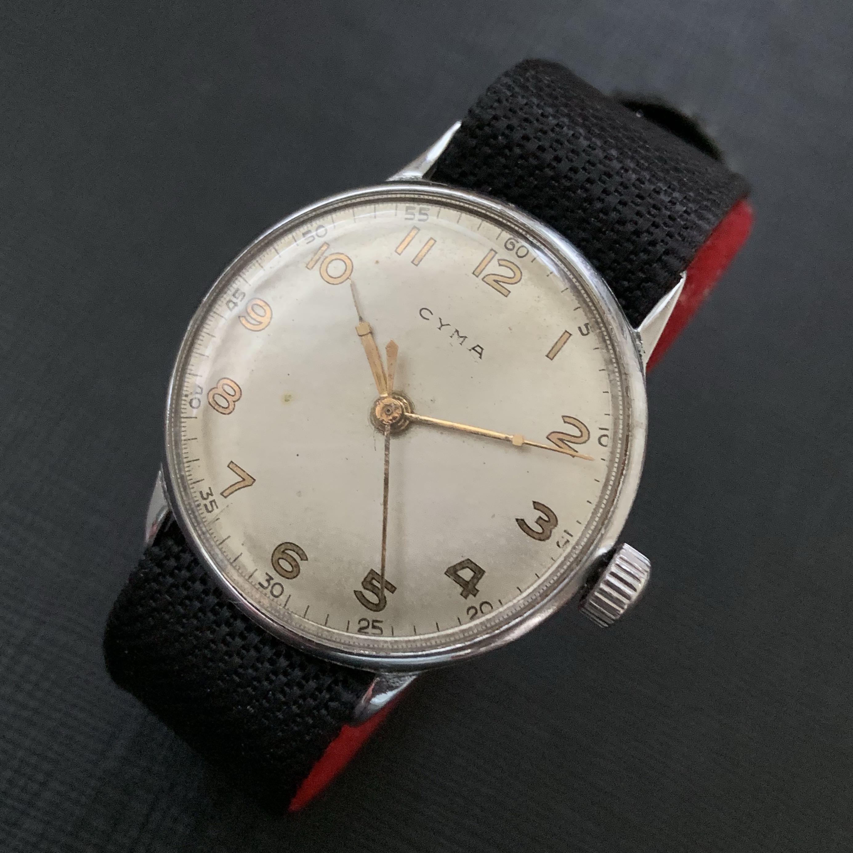 Vintage CYMA Watch, Hobbies & Toys, Memorabilia & Collectibles, Vintage ...