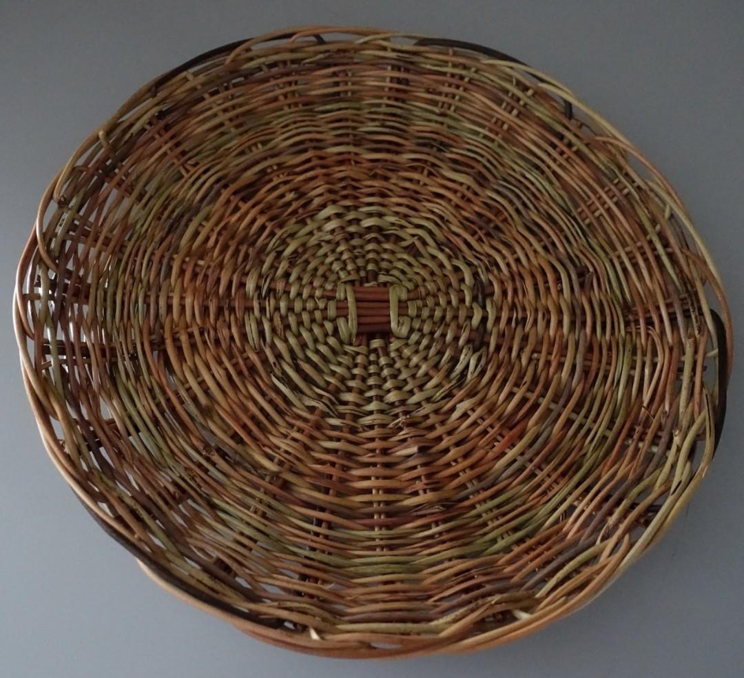 Woven Rattan Paper Plate Holder, Furniture & Home Living, Home ...