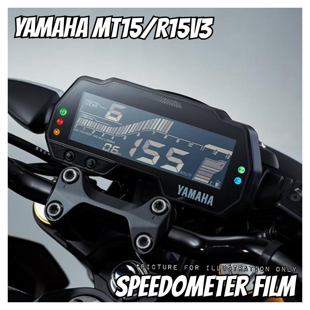 Yamaha MT15/R15v3 Speedometer Film, Motorcycles, Motorcycle Accessories ...