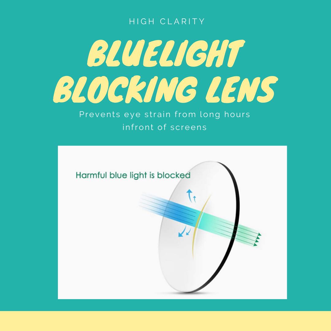 1.56 Blue Light Filter PC Lens, Men's Fashion, Watches & Accessories ...