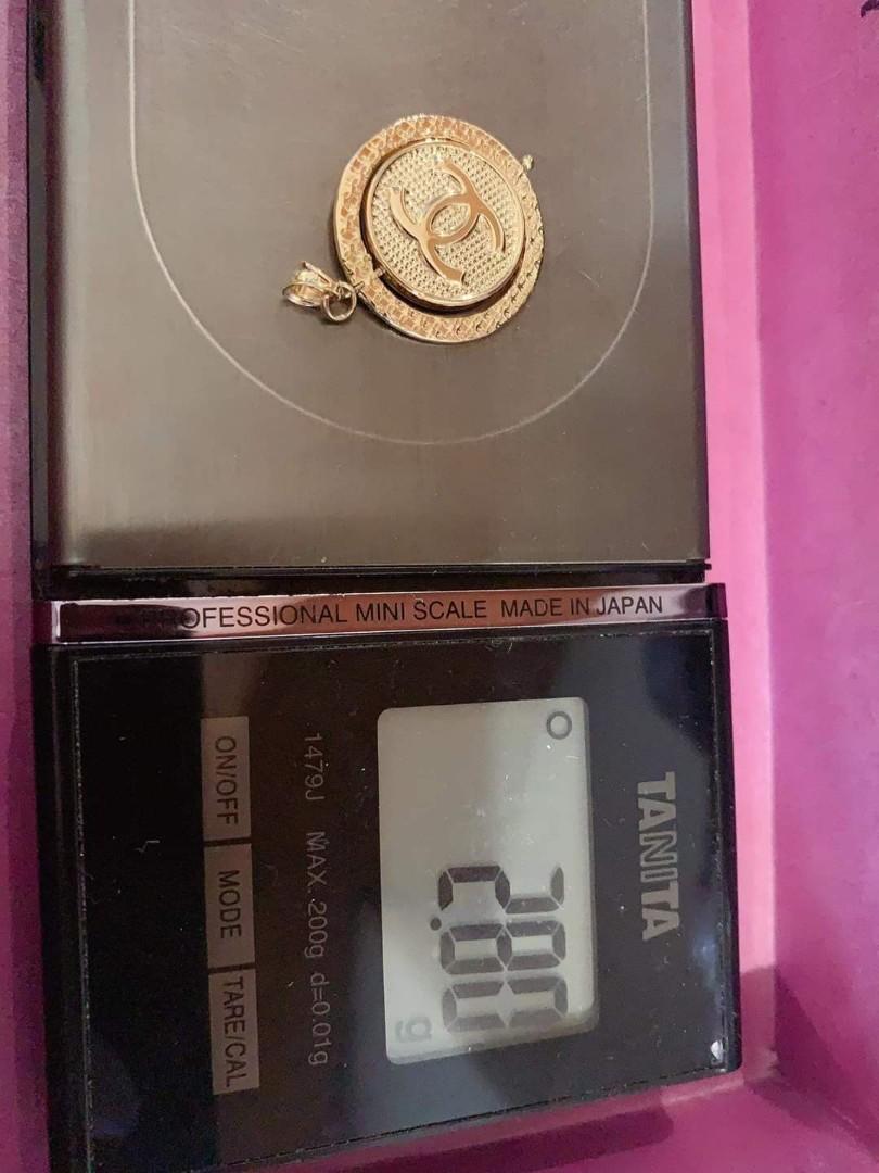18K Saudi Gold Chanel and LV Pendant VSPL, Women's Fashion, Jewelry ...