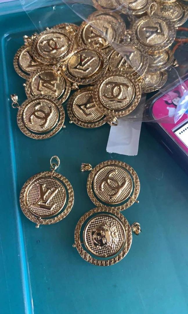 18K Saudi Gold Chanel and LV Pendant VSPL on Carousell
