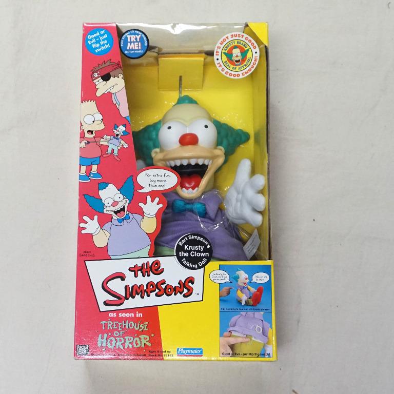 2001年 Playmates The Simpsons Krusty the Clown talking doll, 興趣及遊戲, 玩具 ...