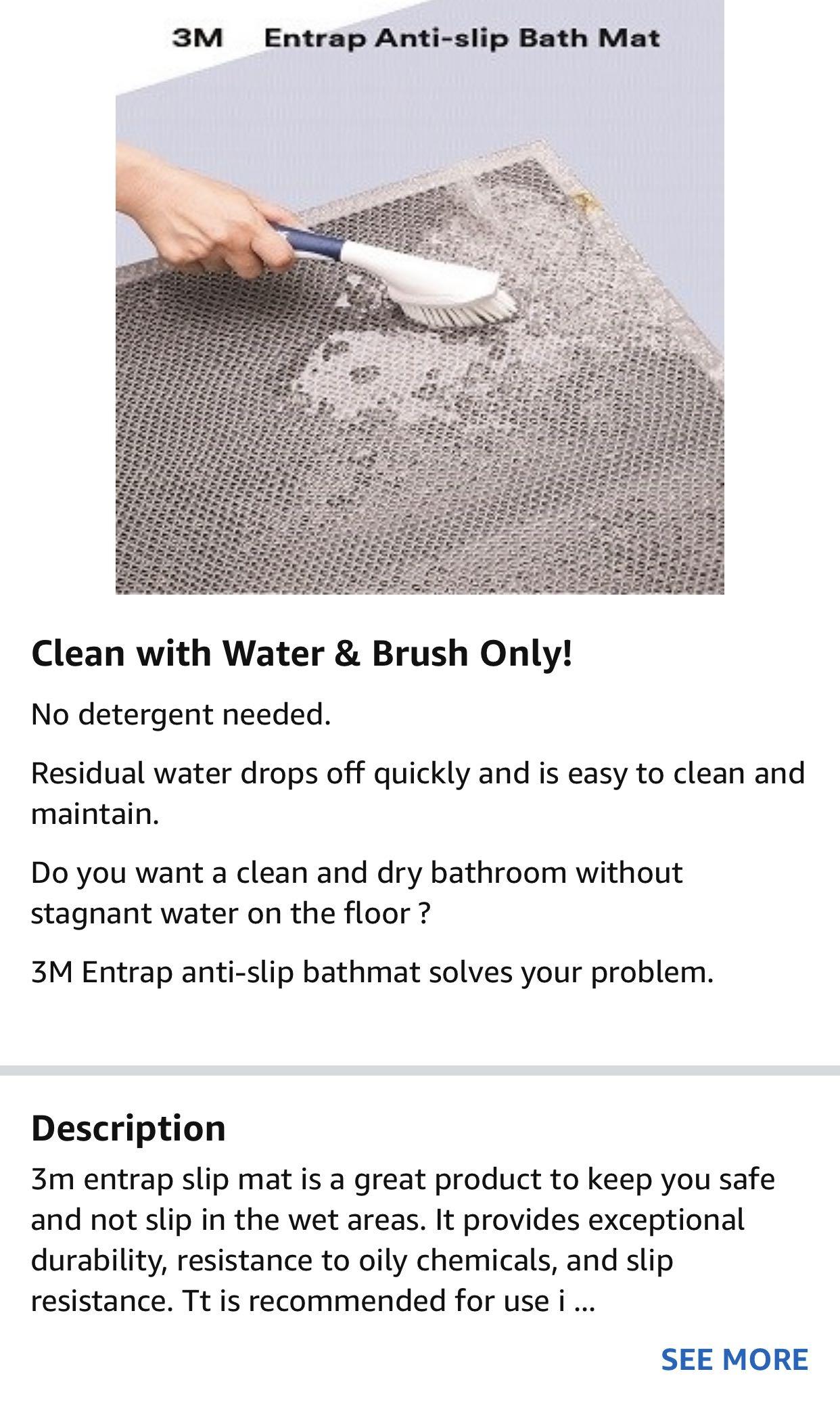 3M entrap anti-slip mat, Furniture & Home Living, Home Decor, Carpets ...