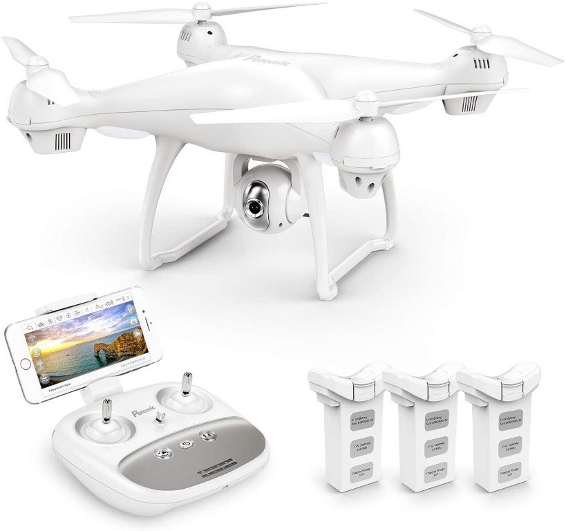 Potensic T25 Drone With Camera For Adults, 2K GPS FPV