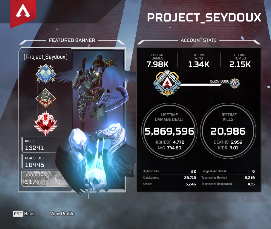 Apex Legends Boosting Services (High Level Boosting), Video Gaming ...