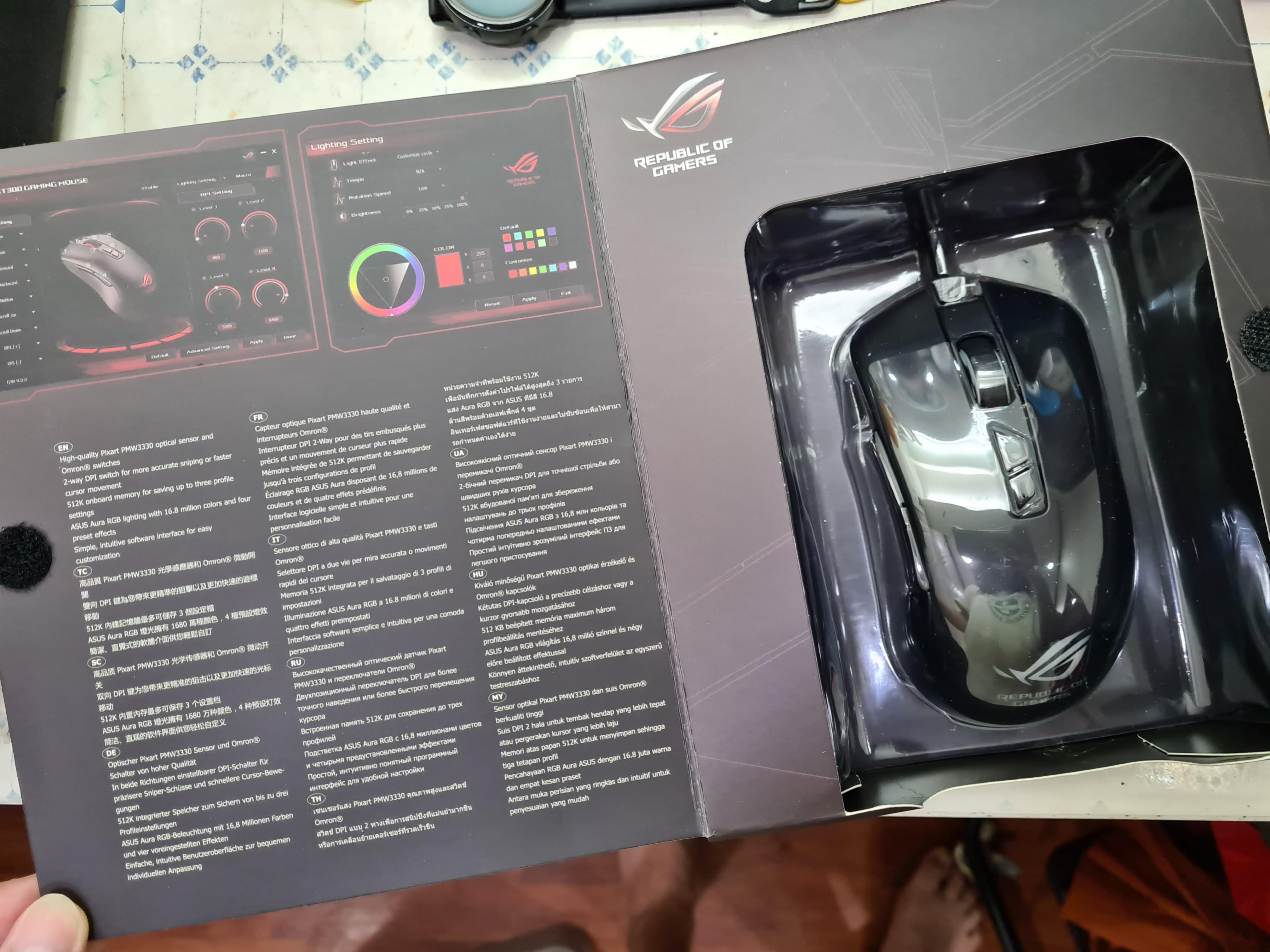 Asus ROG GT300 Harrier Gaming Mouse, Computers & Tech, Parts ...