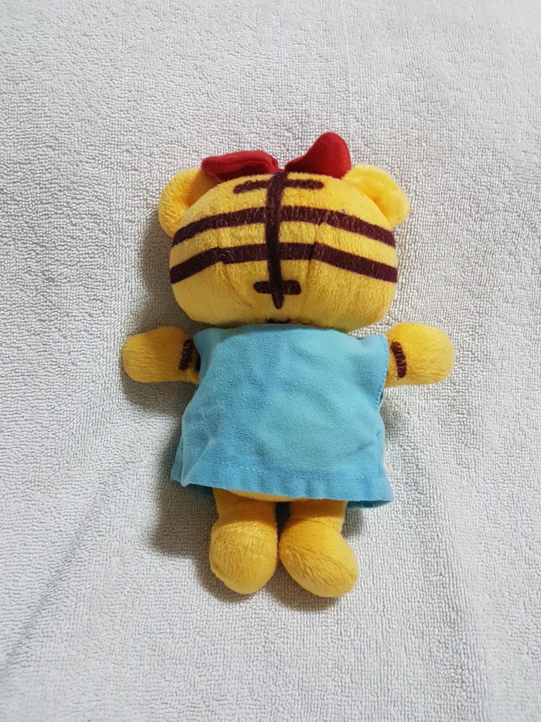 Authentic Benesse Female Shimajiro Tiger in Blue Clothes Plush Soft Toy ...