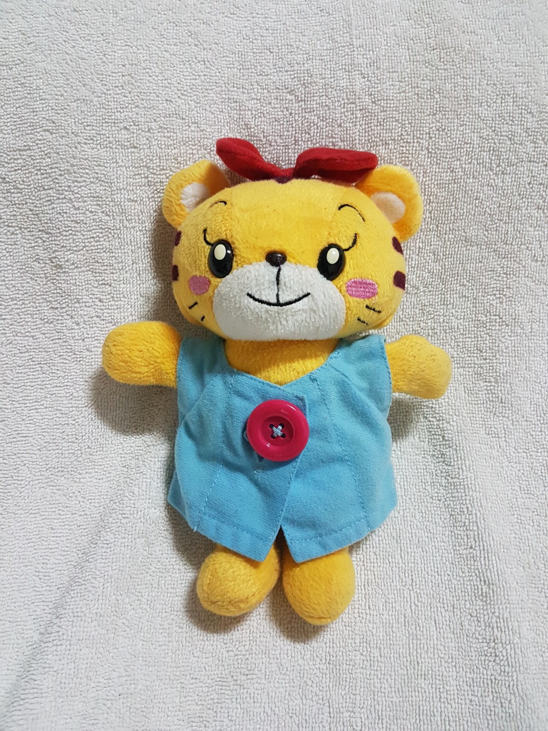 Authentic Benesse Female Shimajiro Tiger in Blue Clothes Plush Soft Toy ...