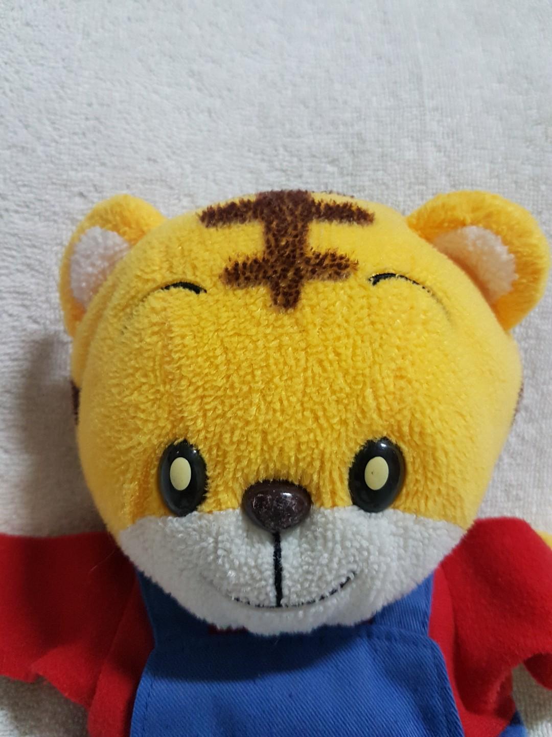 Authentic Benesse Shimajiro Tiger Plush Soft Hand Puppet Toy, Hobbies ...