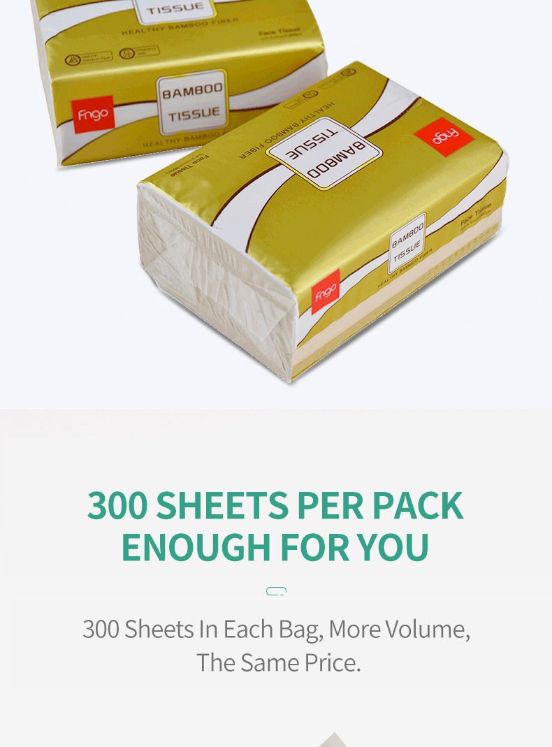 Bamboo 3 ply Tissues. Only Rm1.30/packs of 100pcs, Beauty & Personal ...