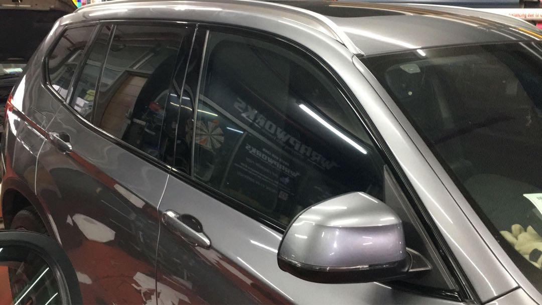 Car gloss black window frame wrap, Car Accessories, Accessories on ...