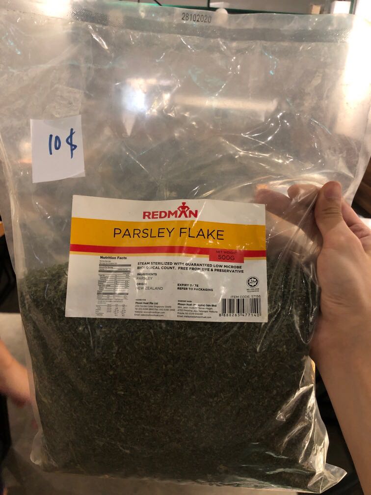 Parsley (Redman) 500g, Food & Drinks, Packaged & Instant Food on Carousell