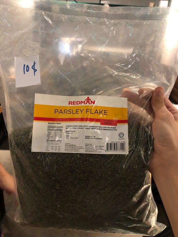 Parsley (Redman) 500g, Food & Drinks, Packaged & Instant Food on Carousell