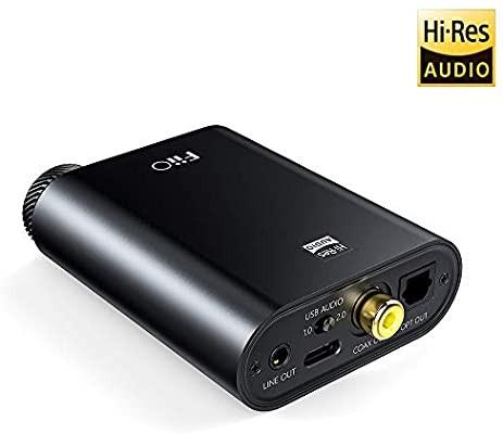 FiiO 8486 K3 Type-C USB DAC and Headphone Amplifier, Black, Small ...